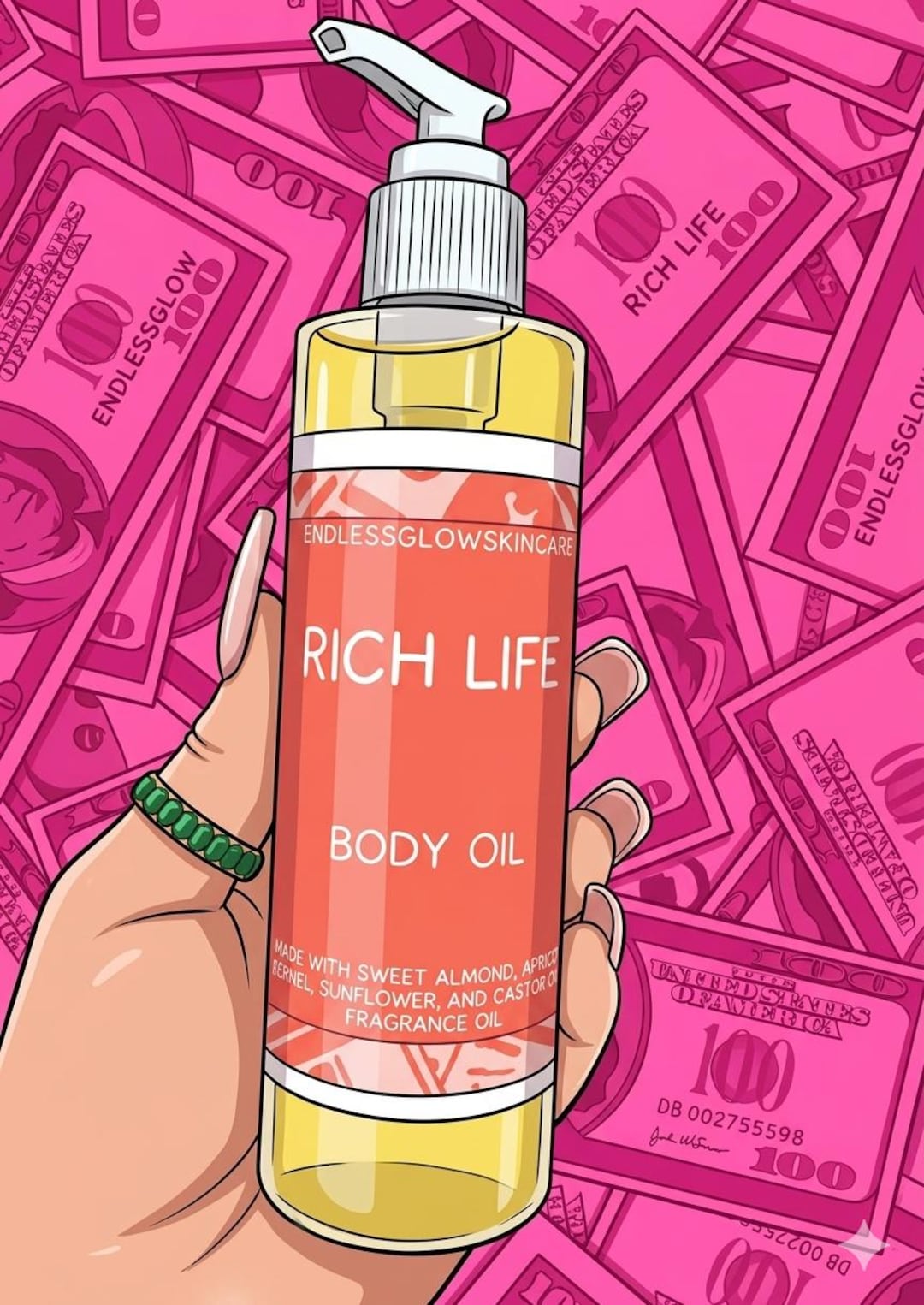Designer|summer Scented Luxurious Body Oils - Etsy