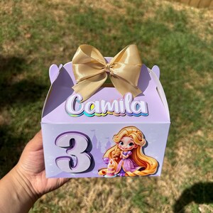 Tangled/ Rapunzel Candy Boxes/ Favor Boxes /goodie Bags / Custom Party ...