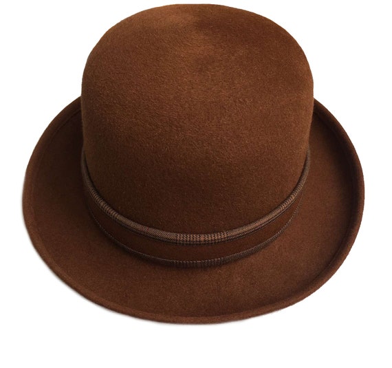 Brown Bowler Hat