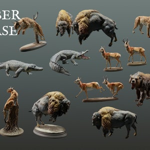 3d-print Honourguard - Animal Den Miniatures - Alligator - 35, 54 and ...