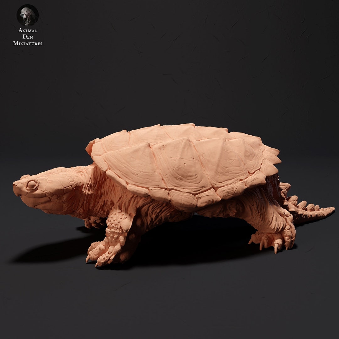 3d-print Honourguard - Animal Den Miniatures - Snapping Turtle Set - 3 ...