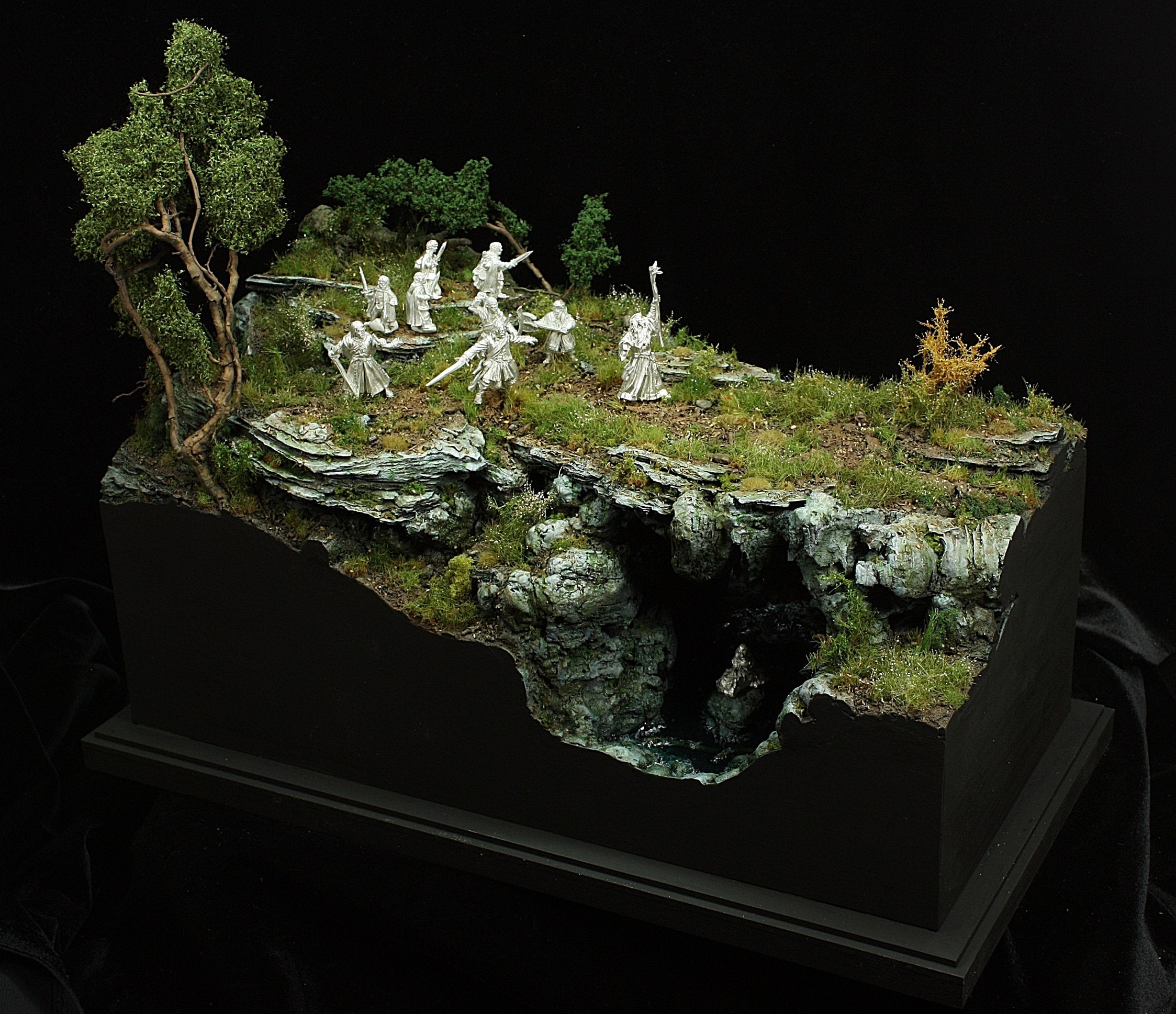 Tutorial - Creating a Big Diorama Base for the Fellowship of the Ring ...