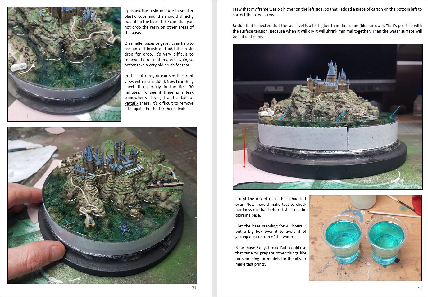 Tutorial - Creating a Complex Tiny Hogwarts Castle Diorama - Etsy