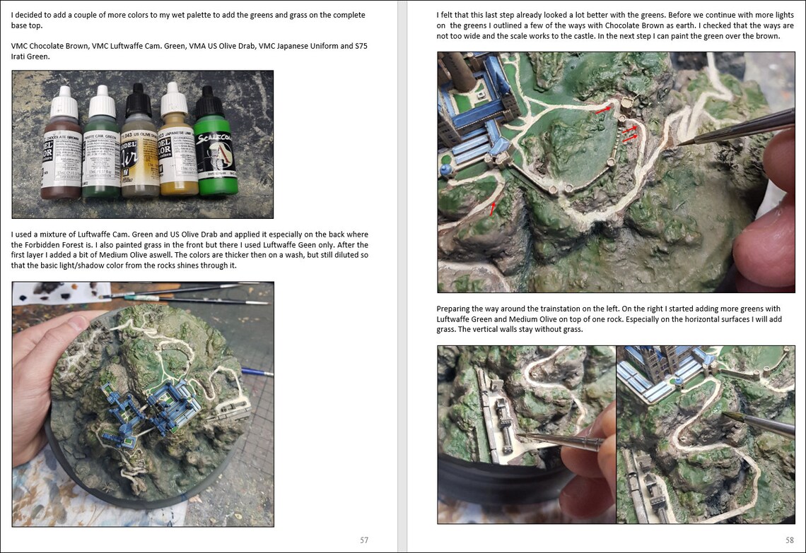 Tutorial - Creating a Complex Tiny Hogwarts Castle Diorama - Etsy