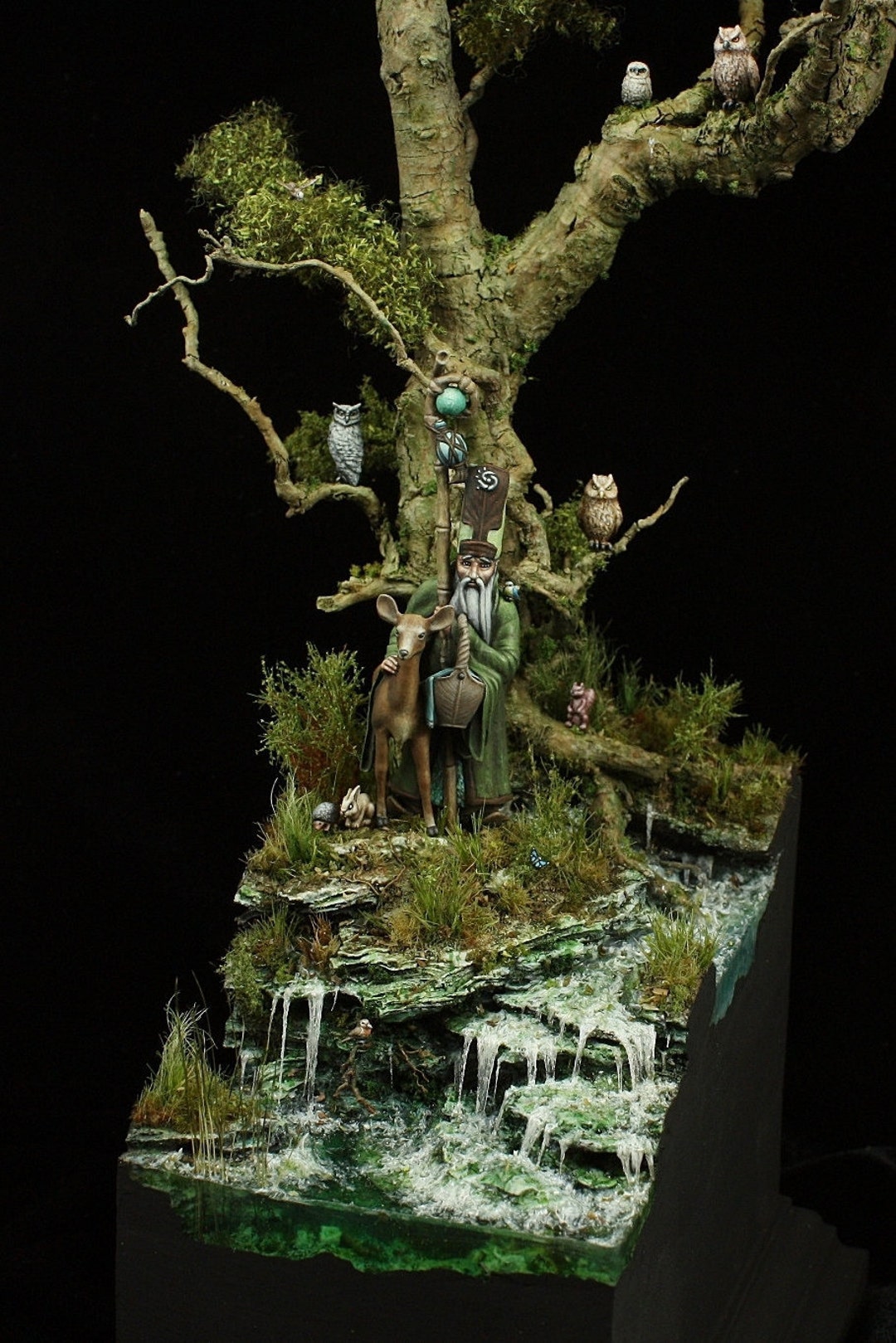 Tutorial - King of the Forest - Advanced Forest Base for a 32mm Figure ...