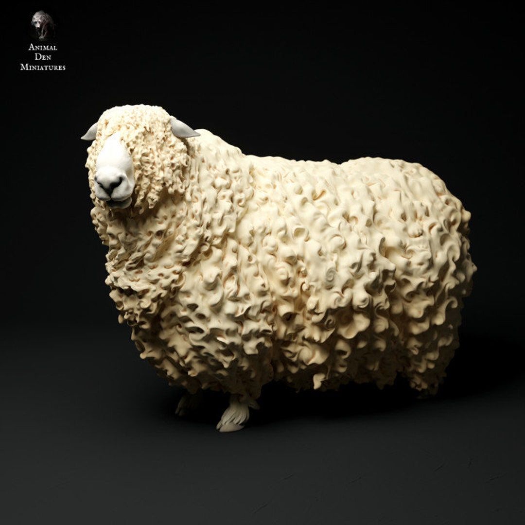 3d-print Honourguard - Animal Den Miniatures - Farm Animals - Longwool ...