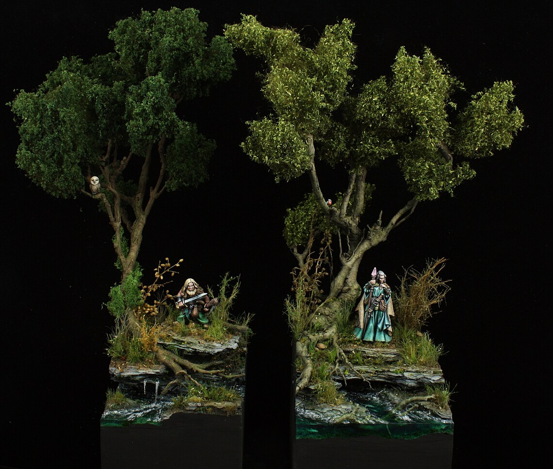 Basing Set 2 Meadows Model Dioramas | Etsy UK