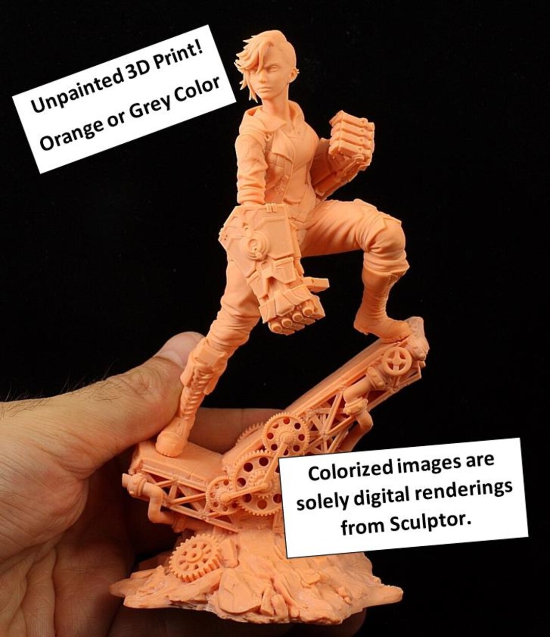 3d-print Honourguard - CA3D Studios - Vi - Arcane - Full Figure 1/24 or ...