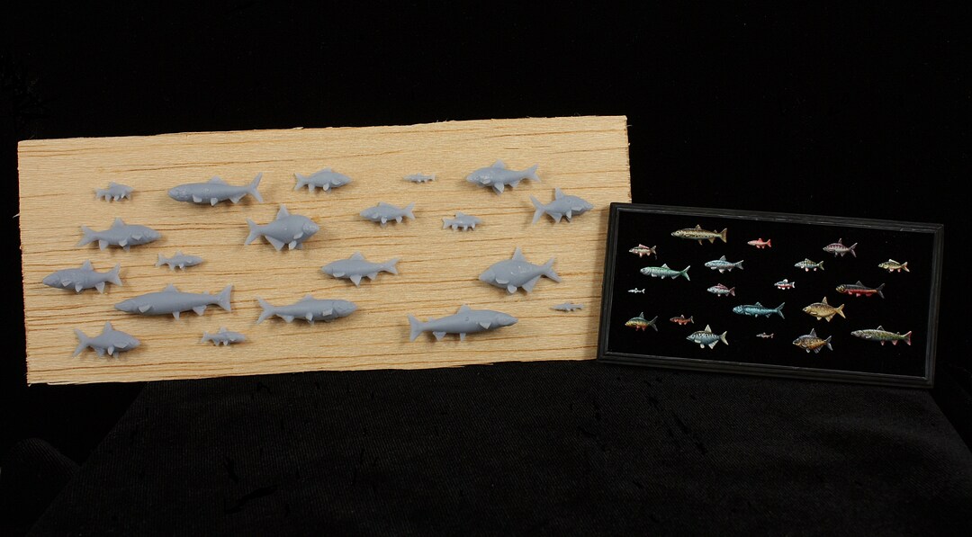 Fish Set - for Model Dioramas - 3D Files - Etsy