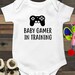 Baby Gamer in Training Bodysuit Funny Baby Clothes Cute Baby Outfit ...
