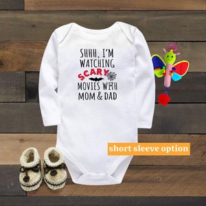 Scary Movie Baby Outfit, Mom and Dad Gift, Funny Baby Bodysuit ...