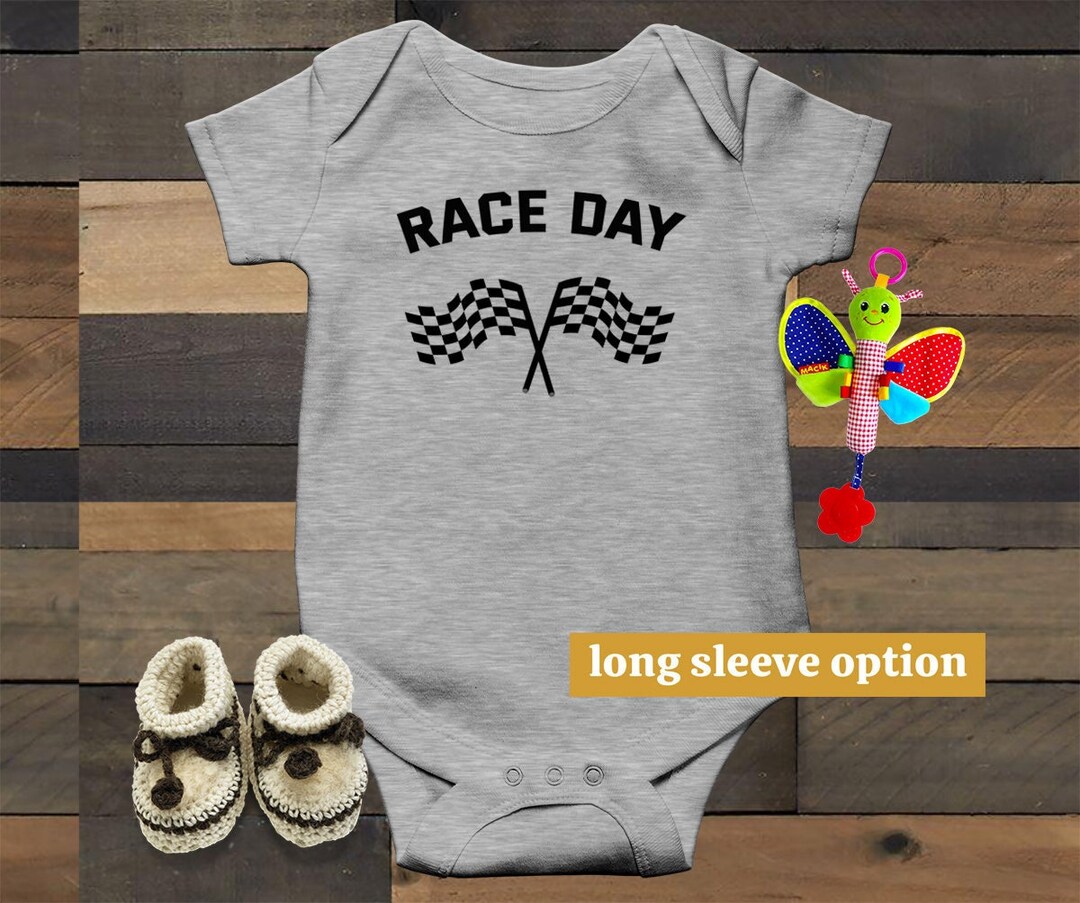 Racing Baby Bodysuit, Race Day, Motocross, Dirt Bike, Funny Baby ...