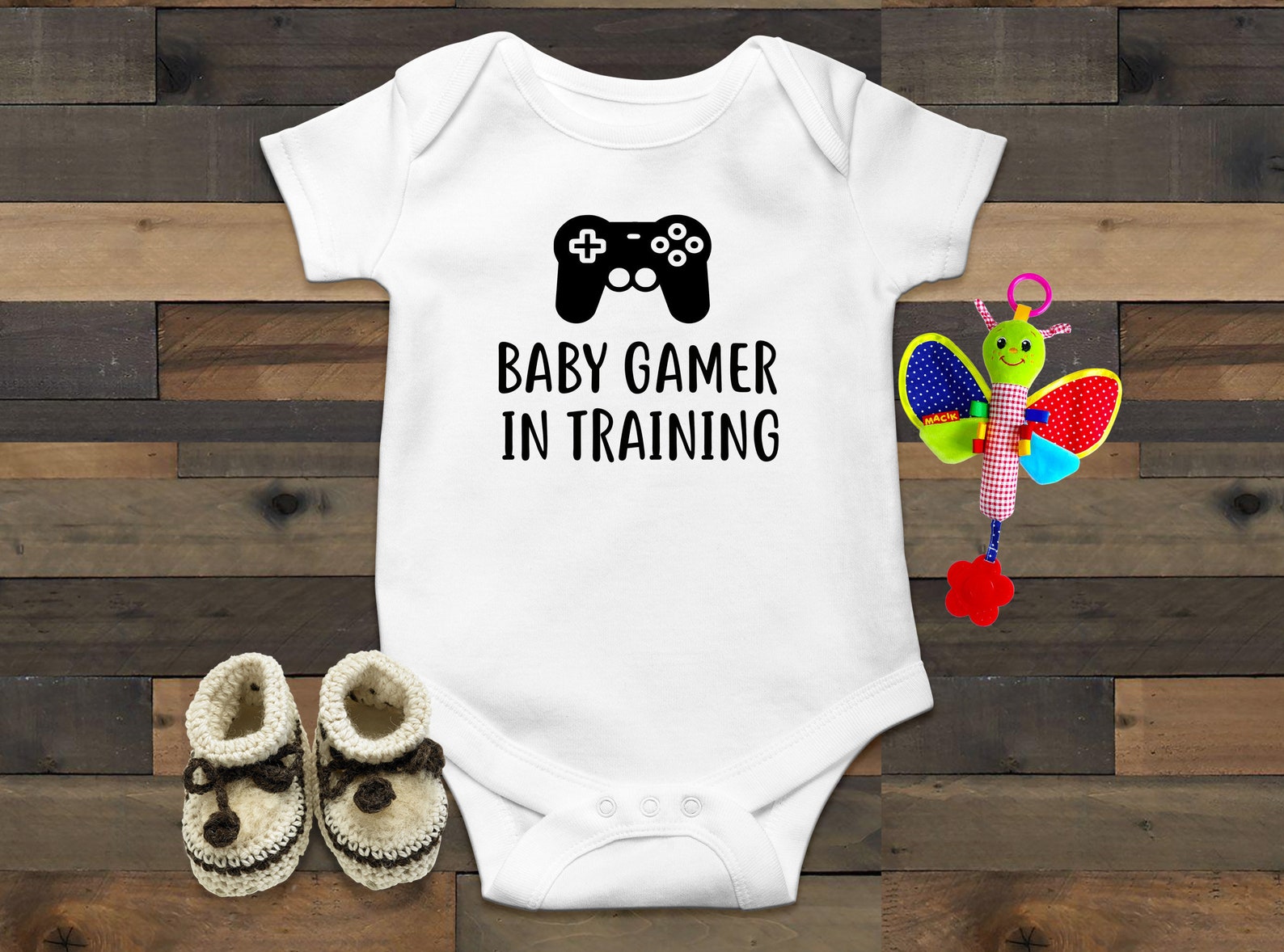 Baby Gamer In Training Bodysuit Funny Baby Clothes Cute Baby | Etsy