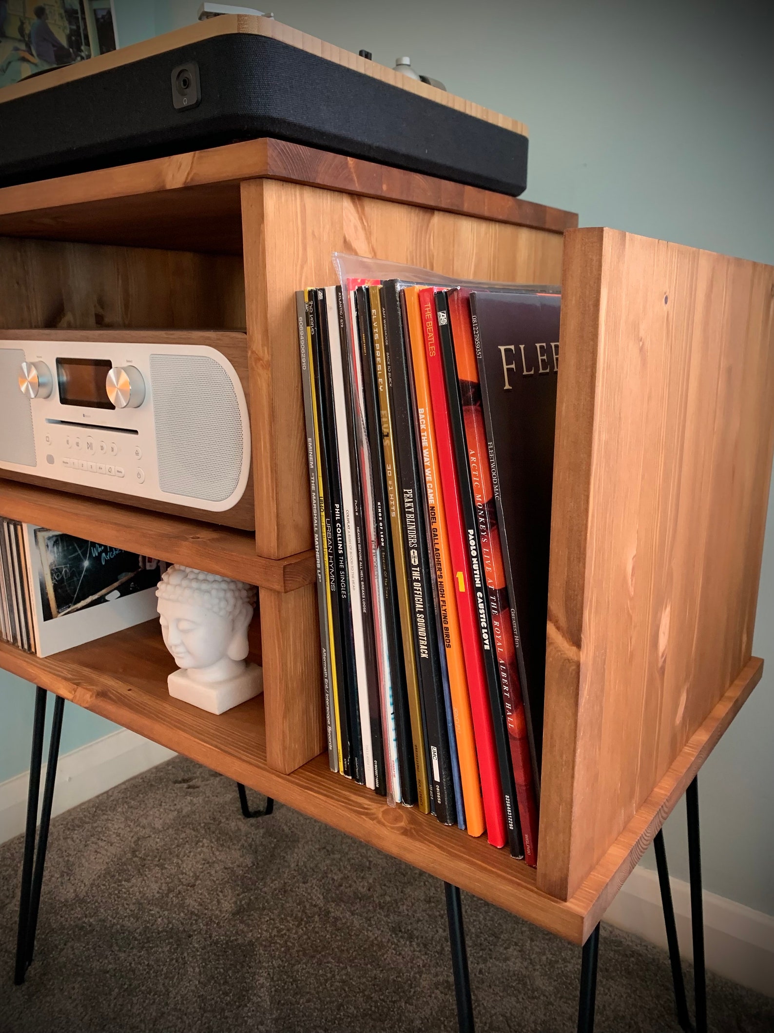 Record Player Stand/vinyl Record LP Storage/turntable Stand-cabinet ...