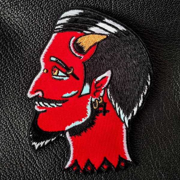 Red Devil Patch - Etsy