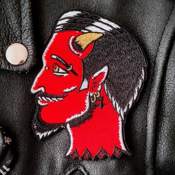Red Devil Patch - Etsy