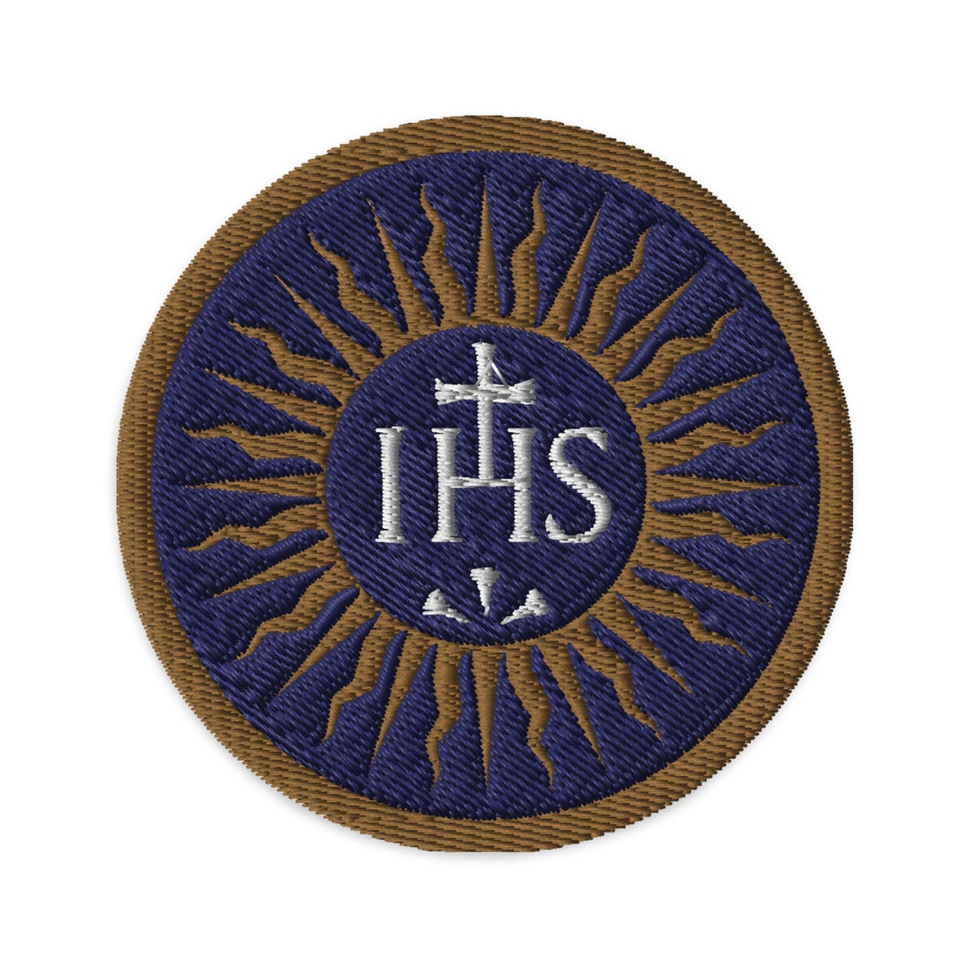 Ignatius of Loyola Society of Jesus Jesuits Insignia IHS Embroidered ...
