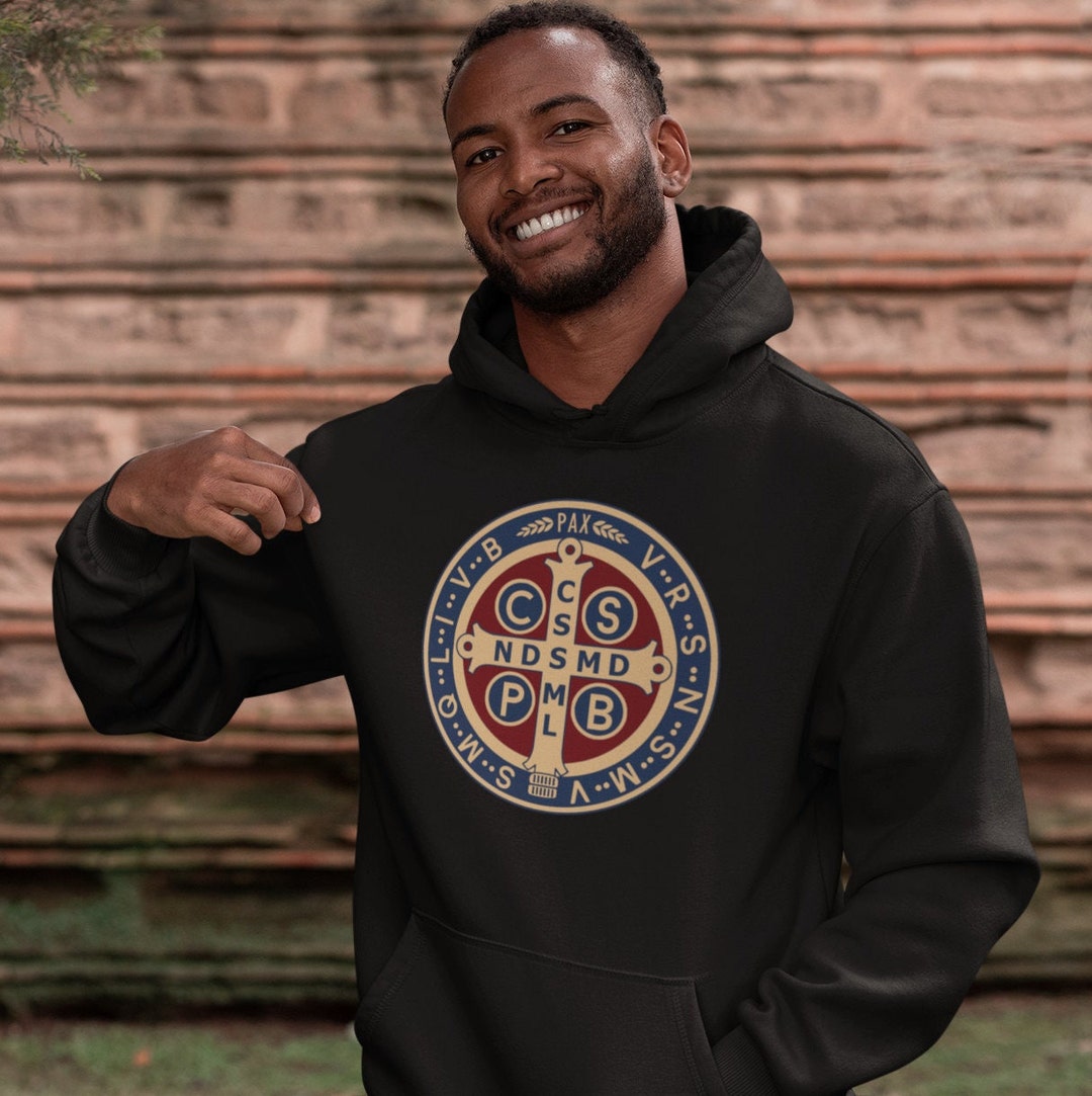The Saint Benedict Medal Catholic Unisex Hoodie - Etsy
