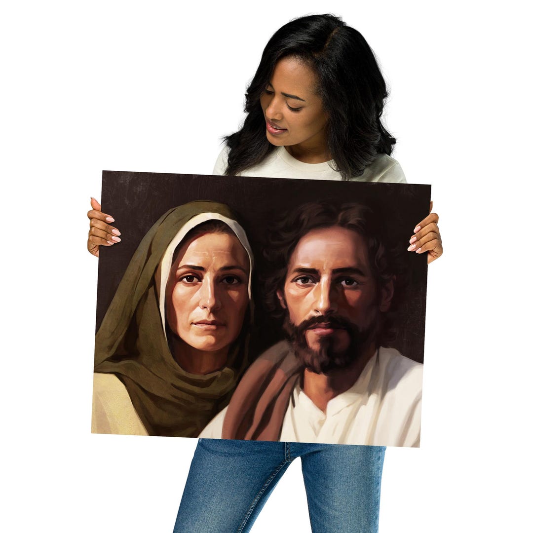 St Monica and St Augustine Poster Print - Etsy