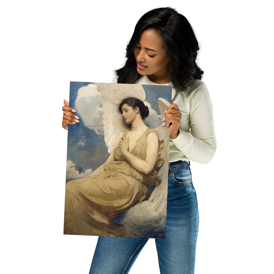 Winged Figure by Abbott Handerson Thayer | Sacred Art Print | Angel ...