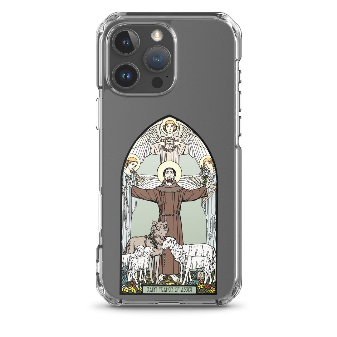 Saint Francis of Assisi | Catholic Patron Saint | Art Nouveau Style ...