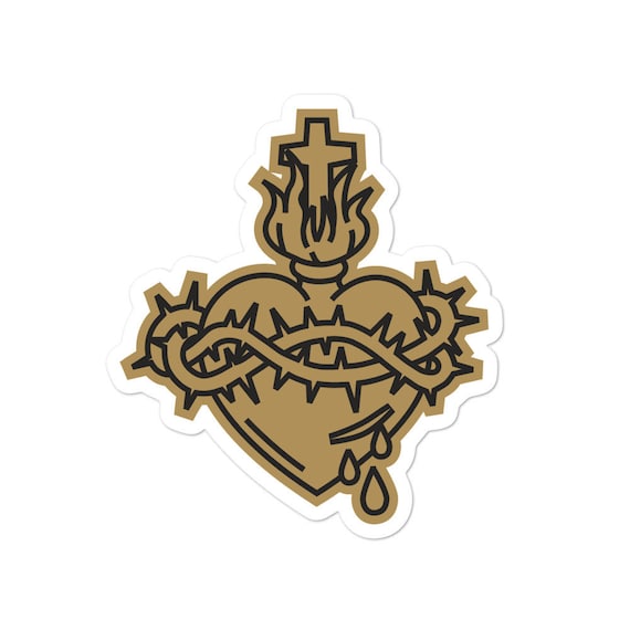 Sacred Heart of Jesus Stickers | Etsy