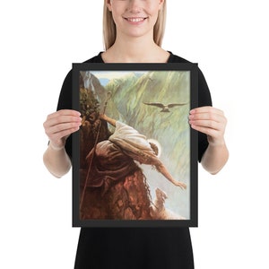 The Lost Sheep Luke 15:3-7 (alfred Usher Soord) Framed Print - Etsy