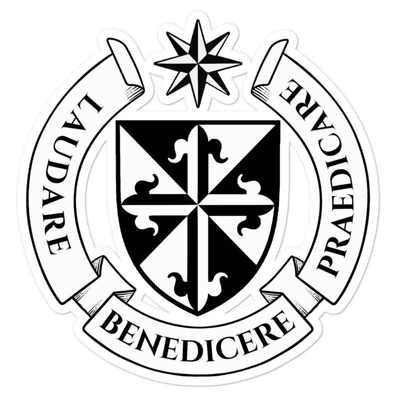 Dominican Order Coat of Arms Catholic Stickers - Etsy