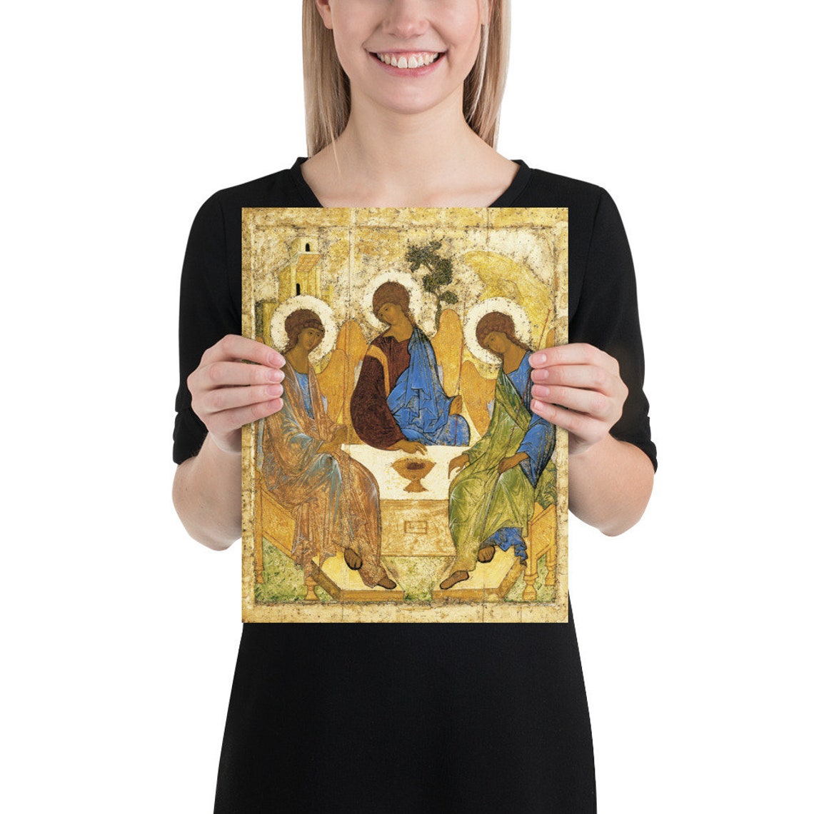 The Trinity Icon by Andrei Rublev Orthodox Poster - Etsy