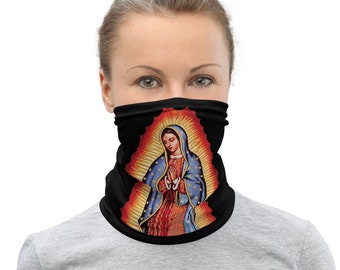 Our Lady Fatima Virgin Mary Catholic Face Mask Neck Gaiter | Etsy