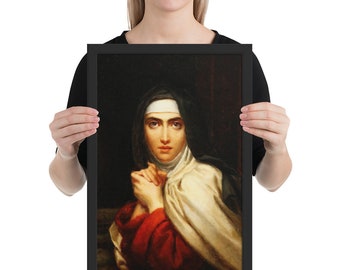 St Teresa of Avila Religious Poster Catholic Artwork Saints Serie Art ...