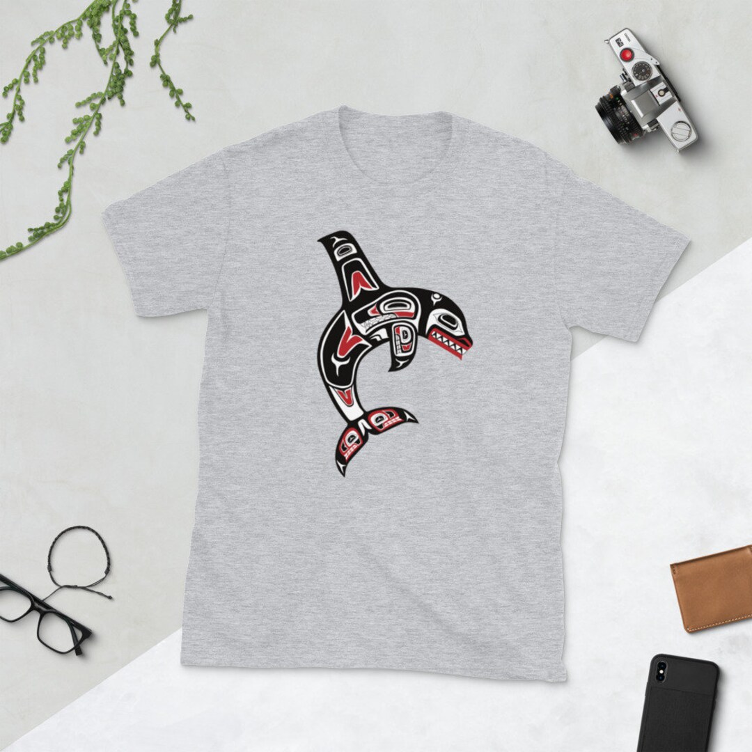 Haida Tlingit Native Pacific Northwest Native Orca Killer Whale Unisex ...