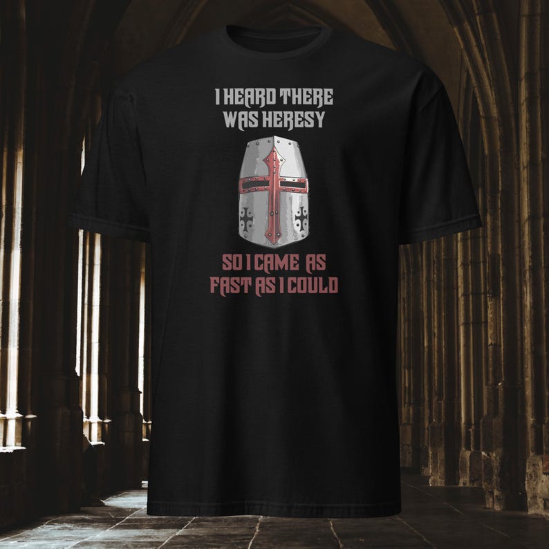 Camiseta con meme de la Cruzada Herejía - Divertida camiseta con humor ...