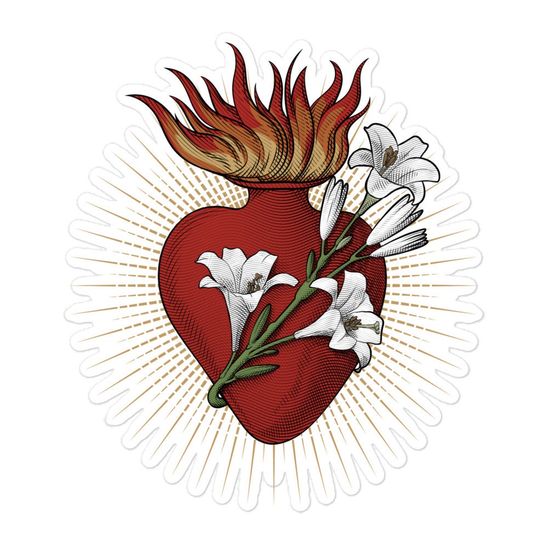 The Most Chaste Heart of Saint Joseph Catholic Bubble-free Sticker - Etsy
