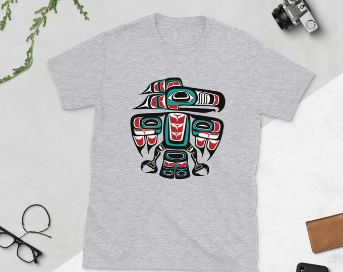 Northwest Pacific Haida Tlingit Native Raven Totem Art Sticker - Etsy