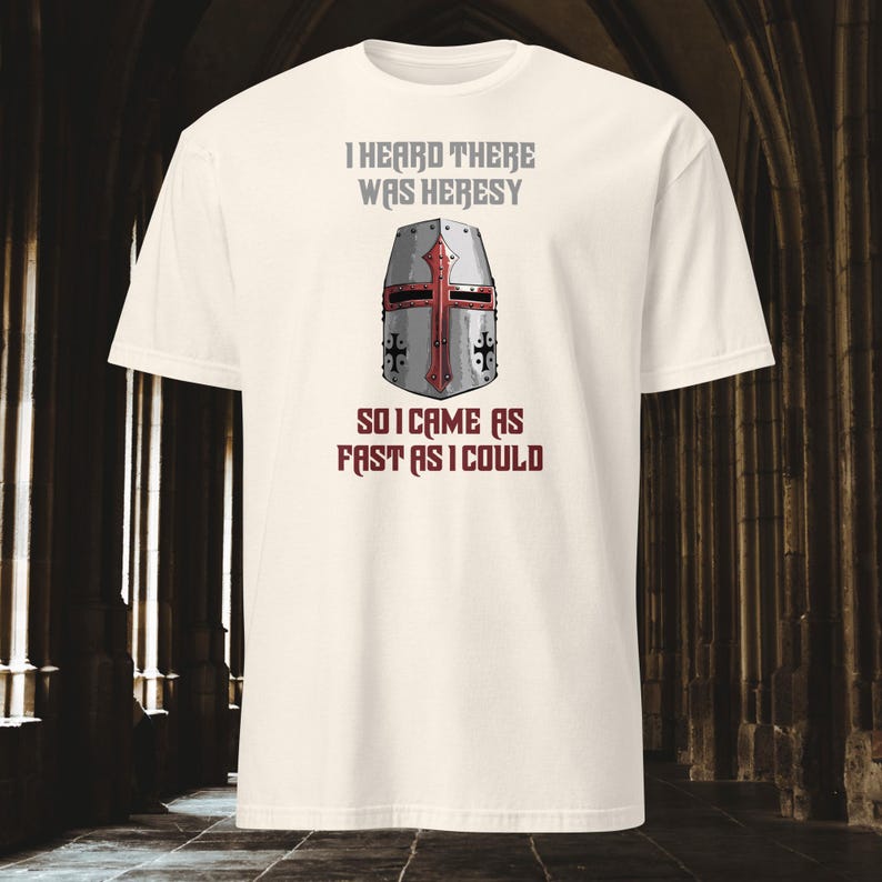 Camiseta con meme de la Cruzada Herejía - Divertida camiseta con humor ...
