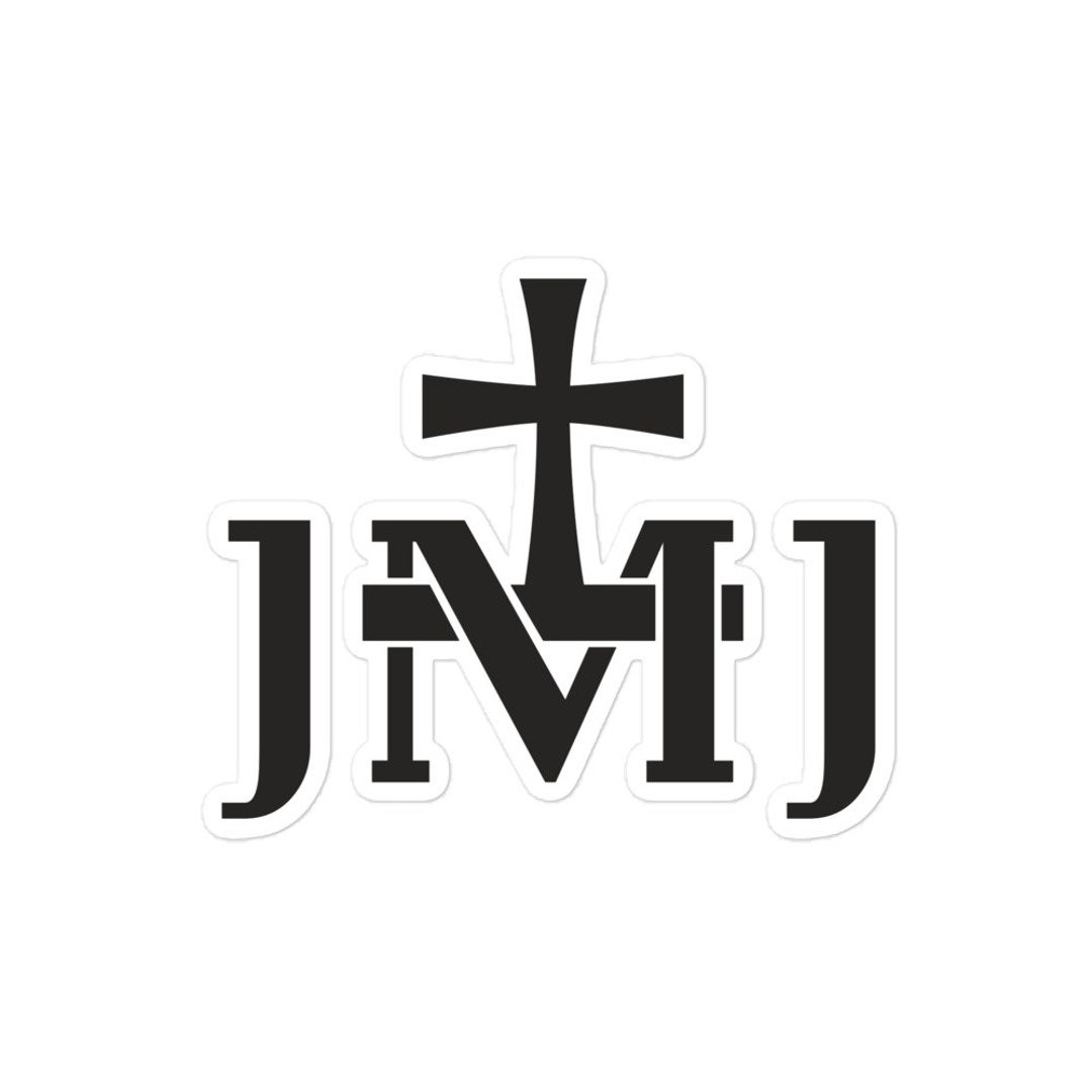 JMJ Jesus Mary Joseph Insignia Holy Family Catholic Sticker - Etsy