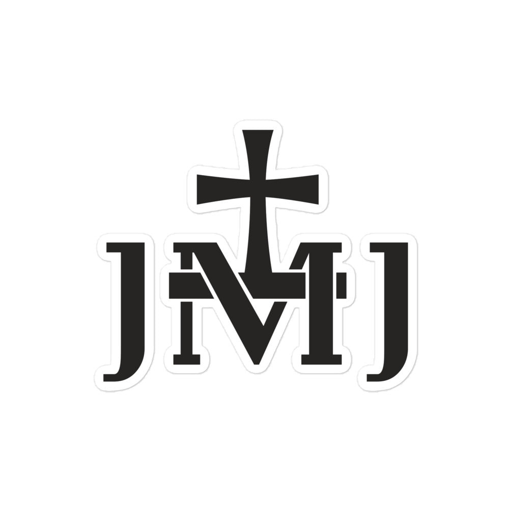 JMJ Jesus Mary Joseph Insignia Holy Family Catholic Sticker - Etsy