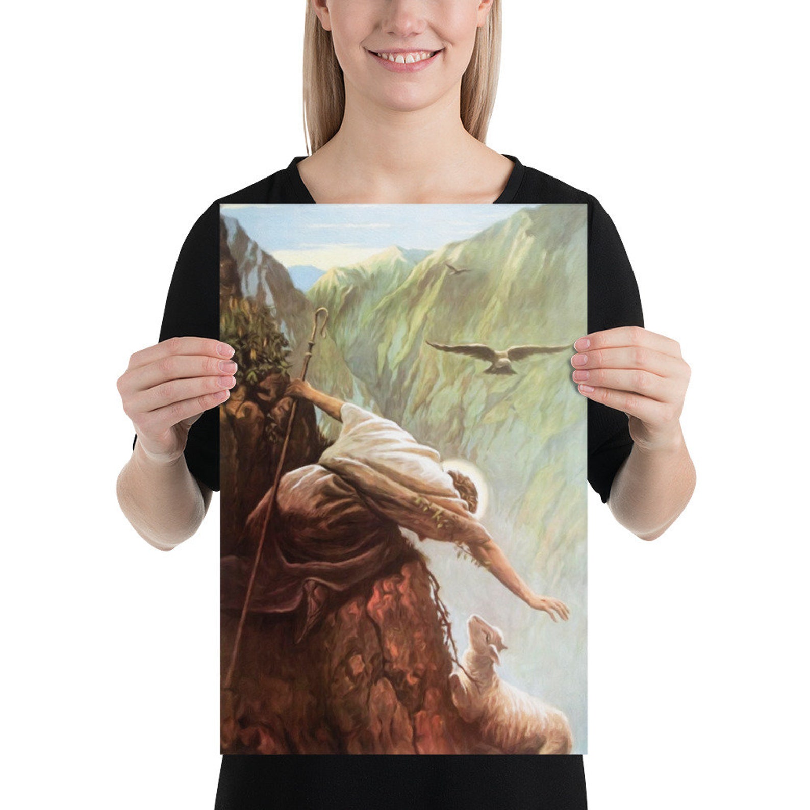 The Lost Sheep Luke 15:3-7 alfred Usher Soord Poster - Etsy