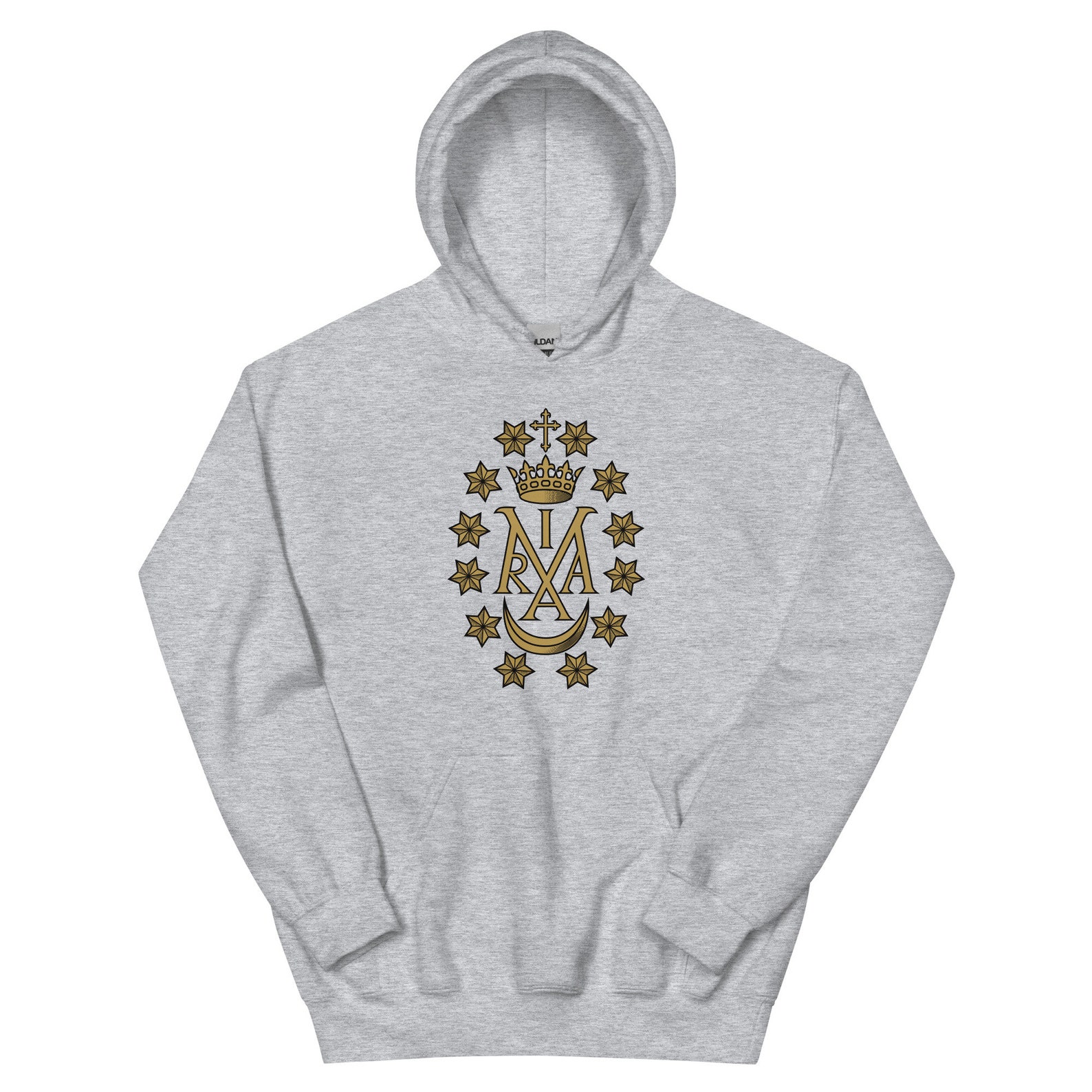 Virgin Mary Maria Insignia Miraculous Medal Catholic Unisex Hoodie - Etsy