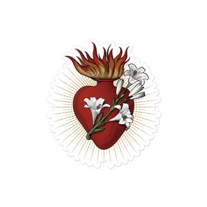 The Most Chaste Heart of Saint Joseph Catholic Bubble-free Sticker - Etsy