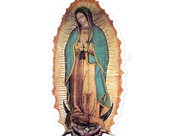 Virgin Mary Decal Sticker for Your Car Virgen De Guadalupe Stickers ...