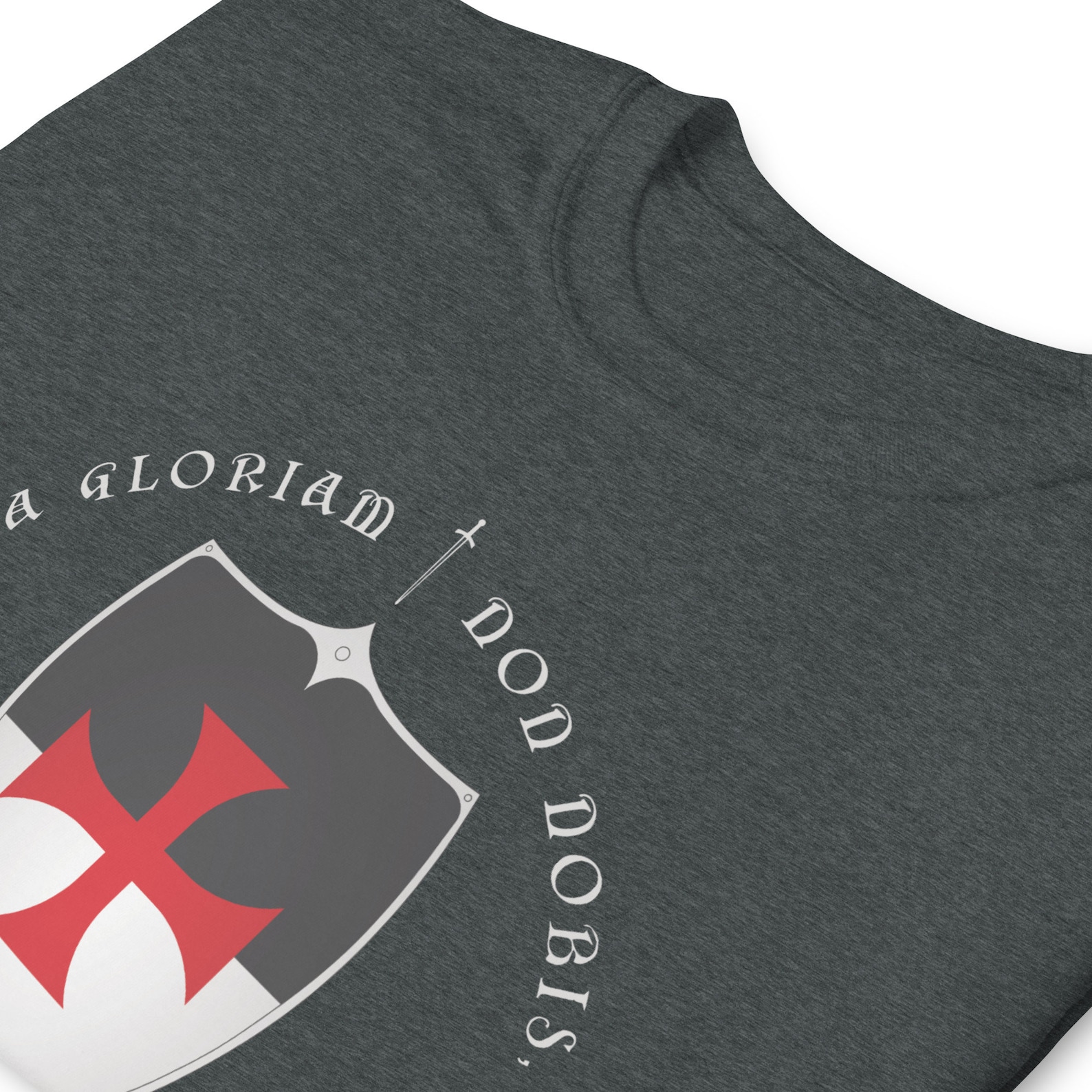 Knights Templar Crusader Motto and Cross Non Nobis Domine - Etsy