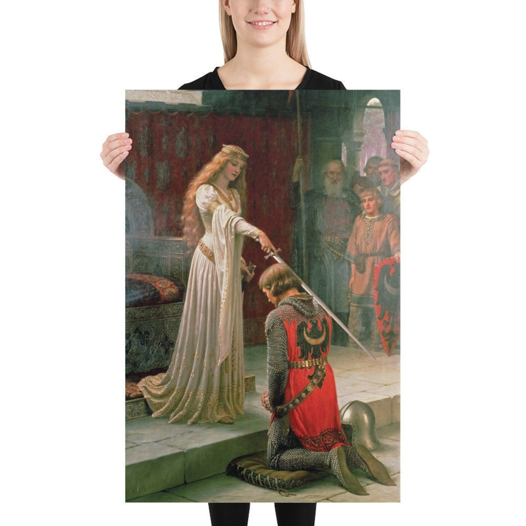 The Accolade by Edmund Leighton Poster - Etsy