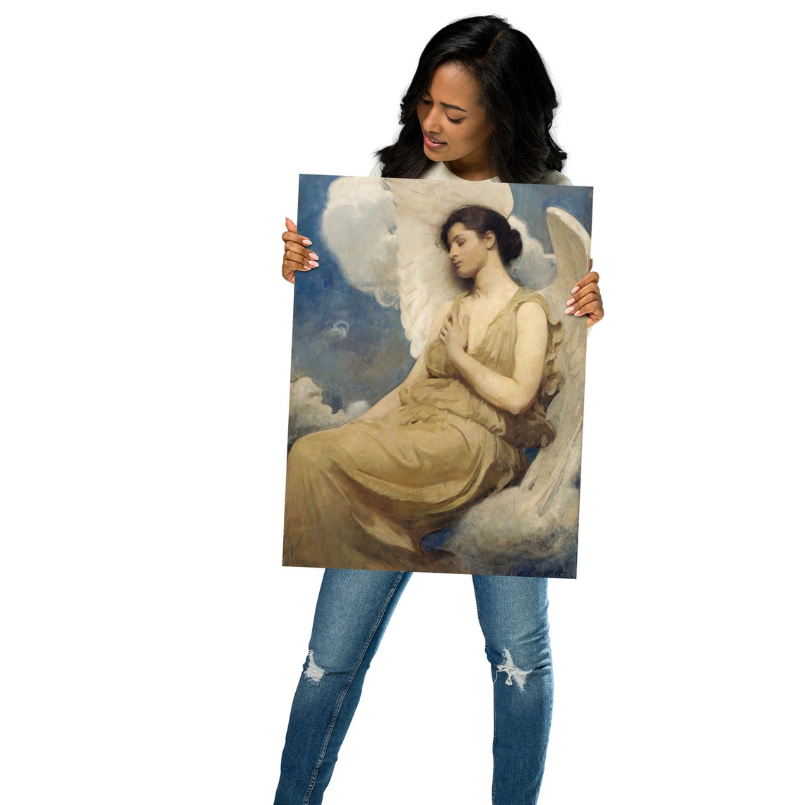 Winged Figure by Abbott Handerson Thayer | Sacred Art Print | Angel ...