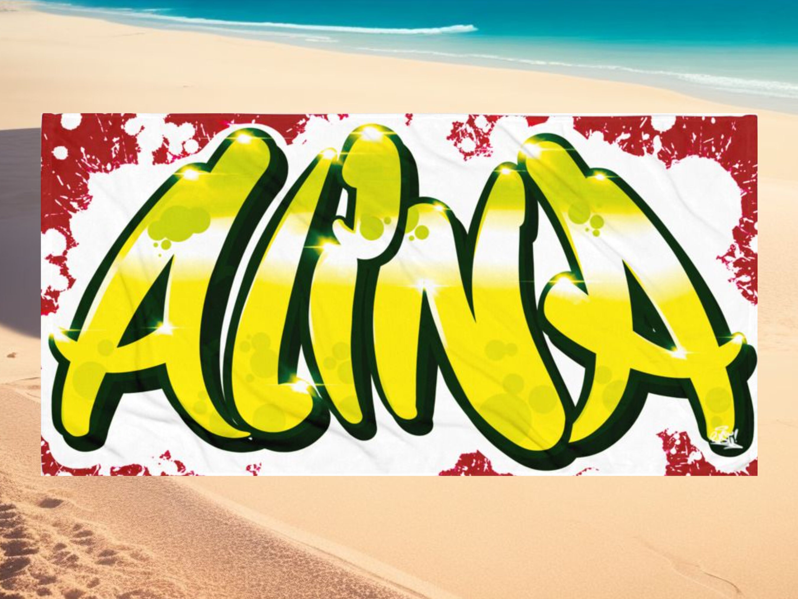 Alina Toallas Personalizadas con Nombre Edición Limitada - Etsy España