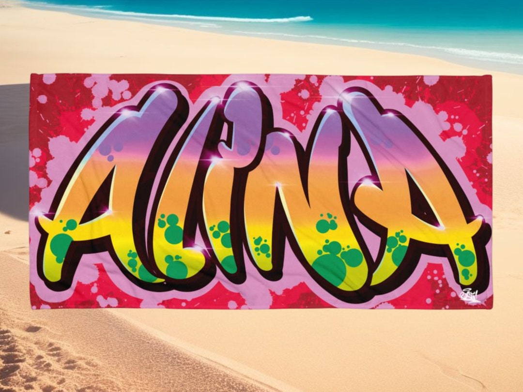 Alina Toallas Personalizadas con Nombre Edición Limitada - Etsy España