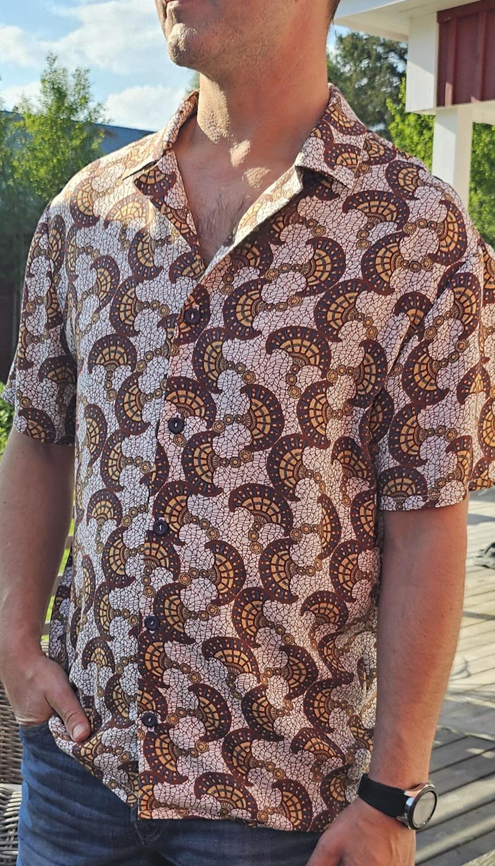 Sewingpattern for Men's Shirt, Pattern, Sewingtutoreal on Video - Etsy