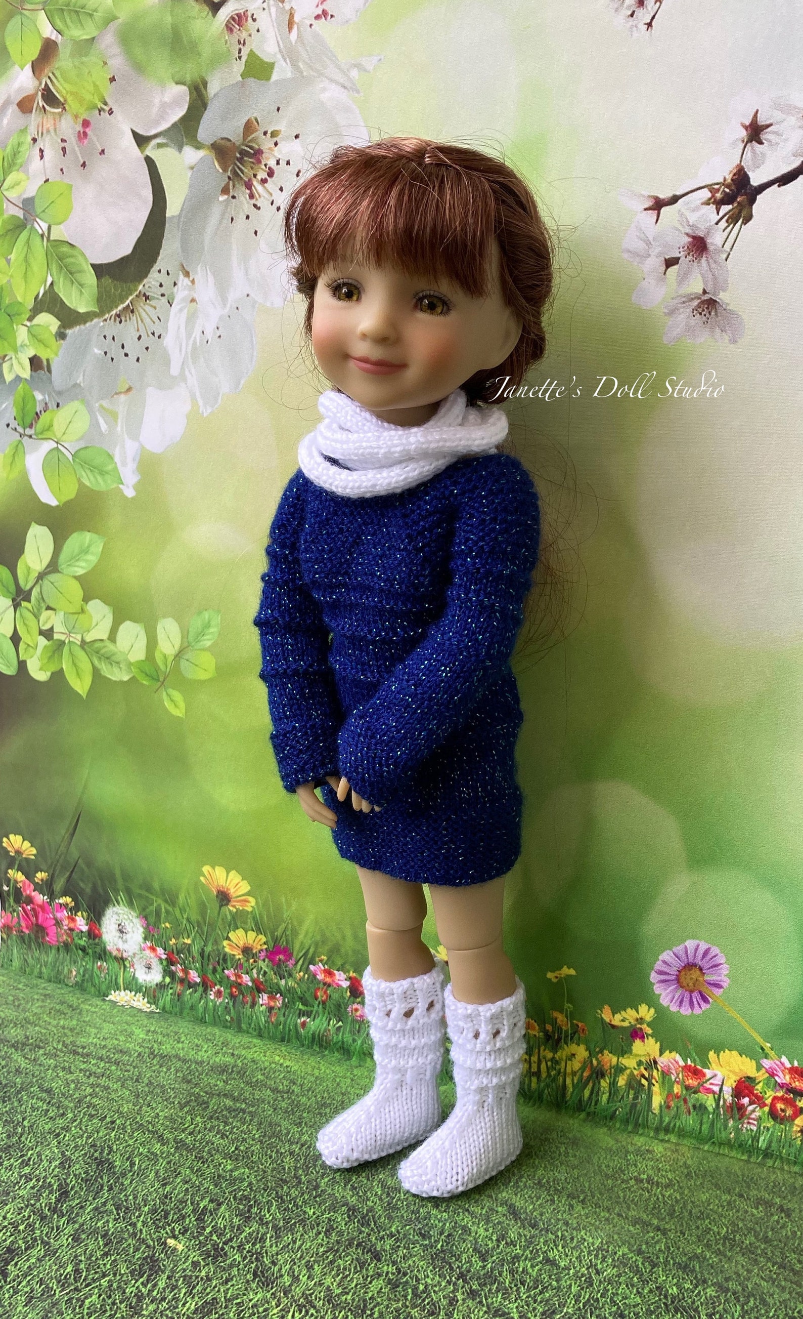 Ruby Red Dress Scarf Boots Ruby Red Fashion Friends Doll | Etsy