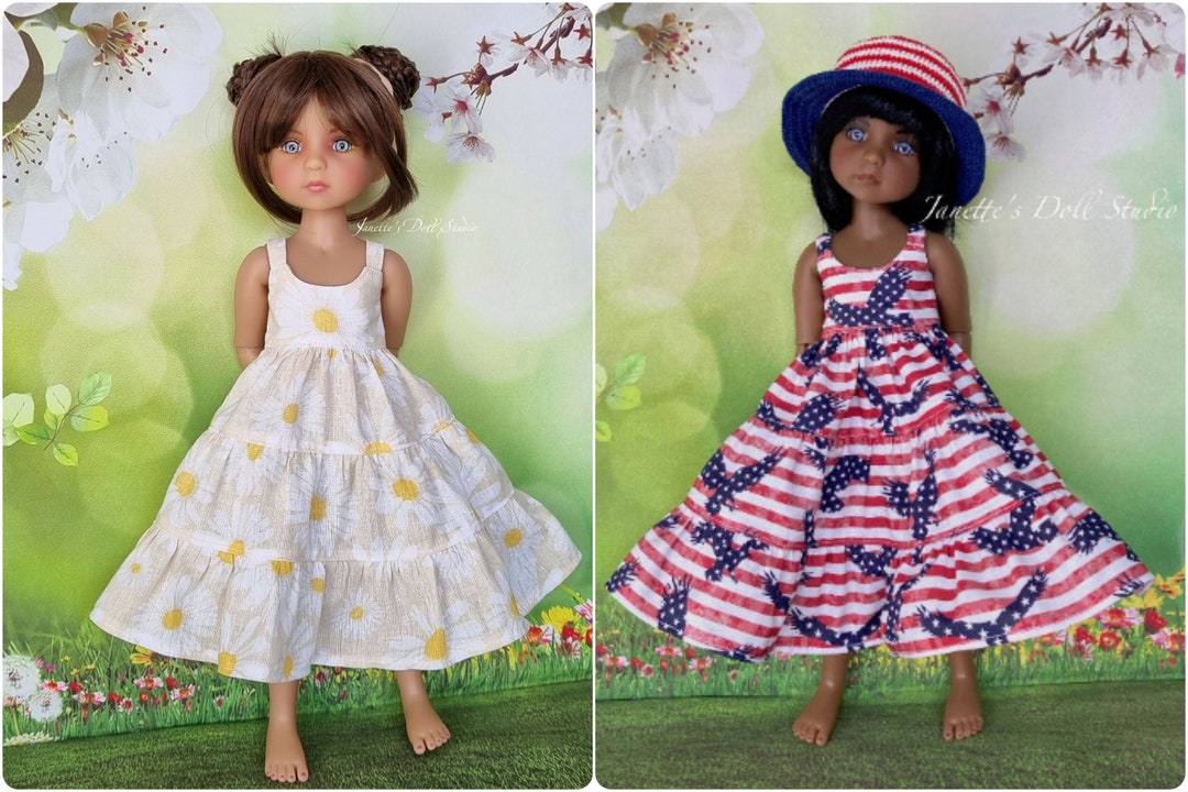 Ruby Red Fashion Friends Doll Floral Sundress 14.5 Inch Doll Clothes ...
